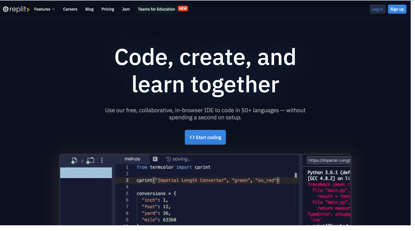 Repl.itの使い方 Repl.itとは Sign upからコード実行まで | とあるエンジニアの備忘録ブログ